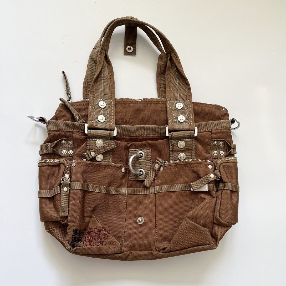 Vintage Y2K GGL BROWN BAG cargo 2000s jpg d&g diesel purse tote | Grailed