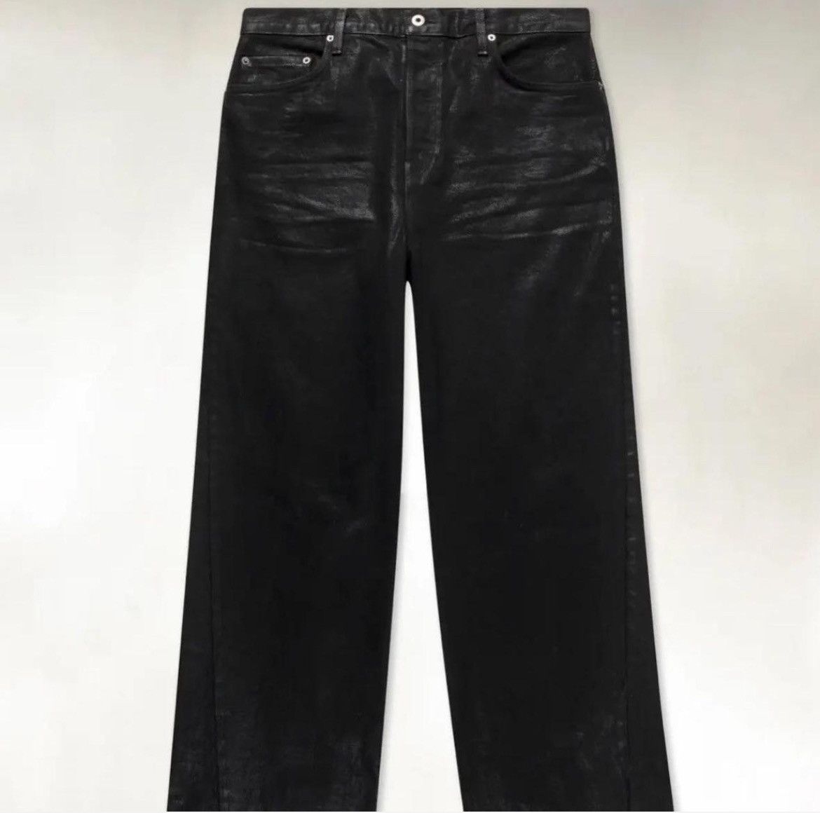 K-Two Studios Ktwo studios waxed black onyx denim | Grailed
