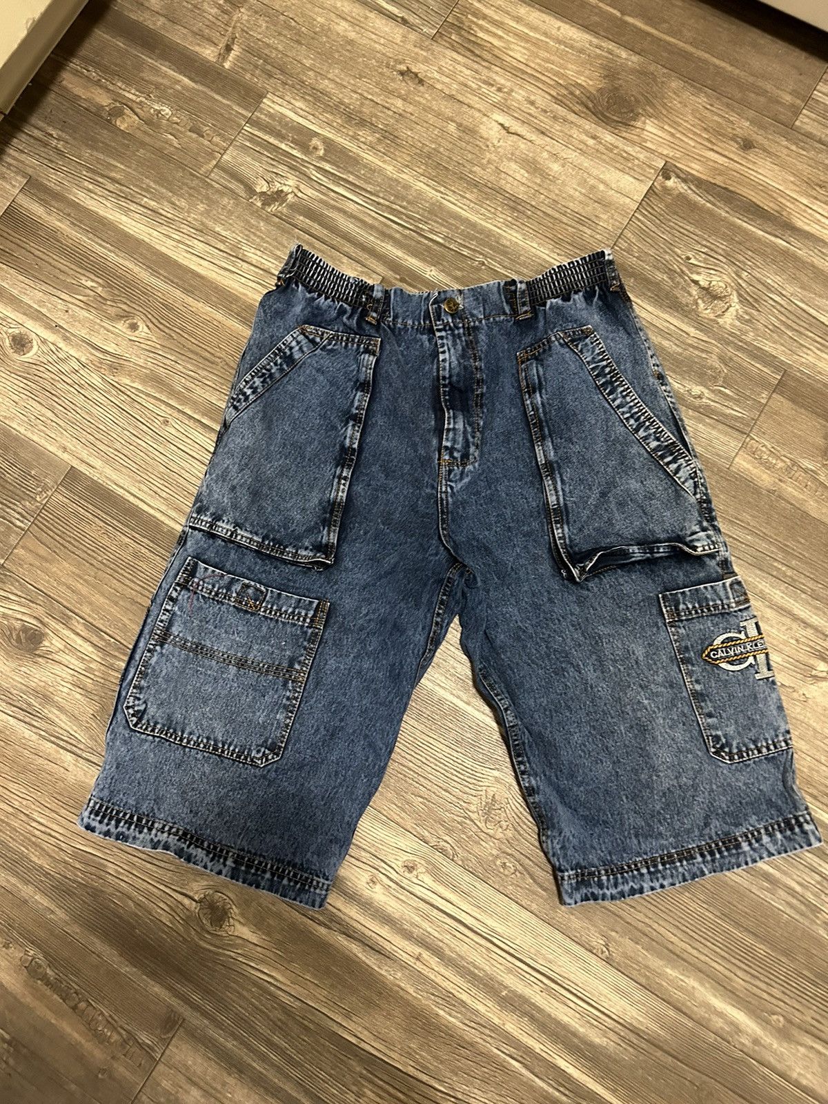 Calvin Klein × Streetwear × Vintage Vintage Baggy Y2K Embroidered ...