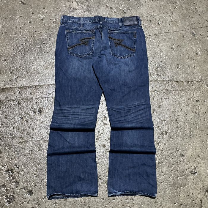 Vintage Crazy Y2K Affliction Style Boot Cut Skater Jeans Wide Leg | Grailed