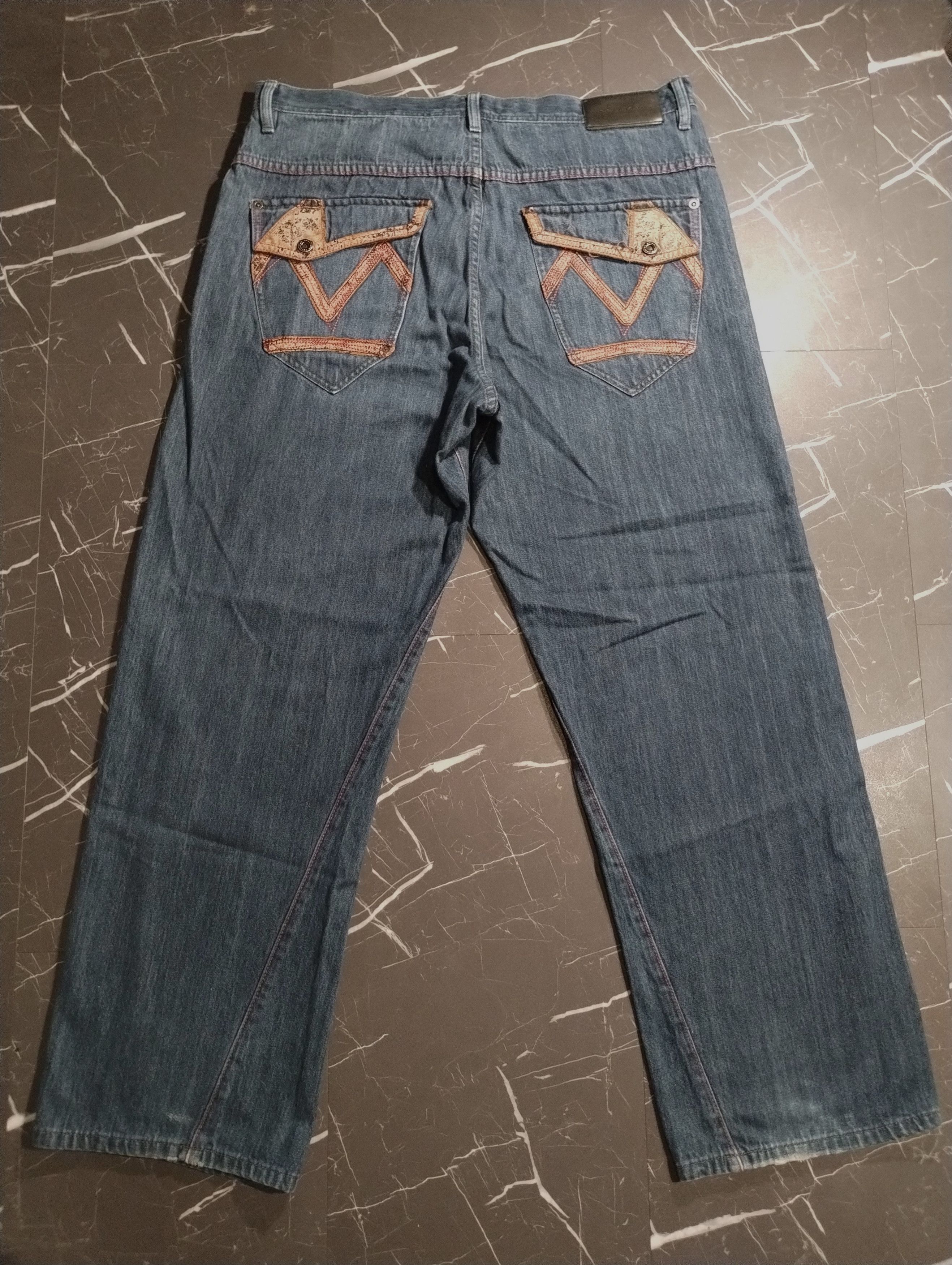 Sean John × Streetwear Baggy blue Sean John jeans y2k hip hop style ...