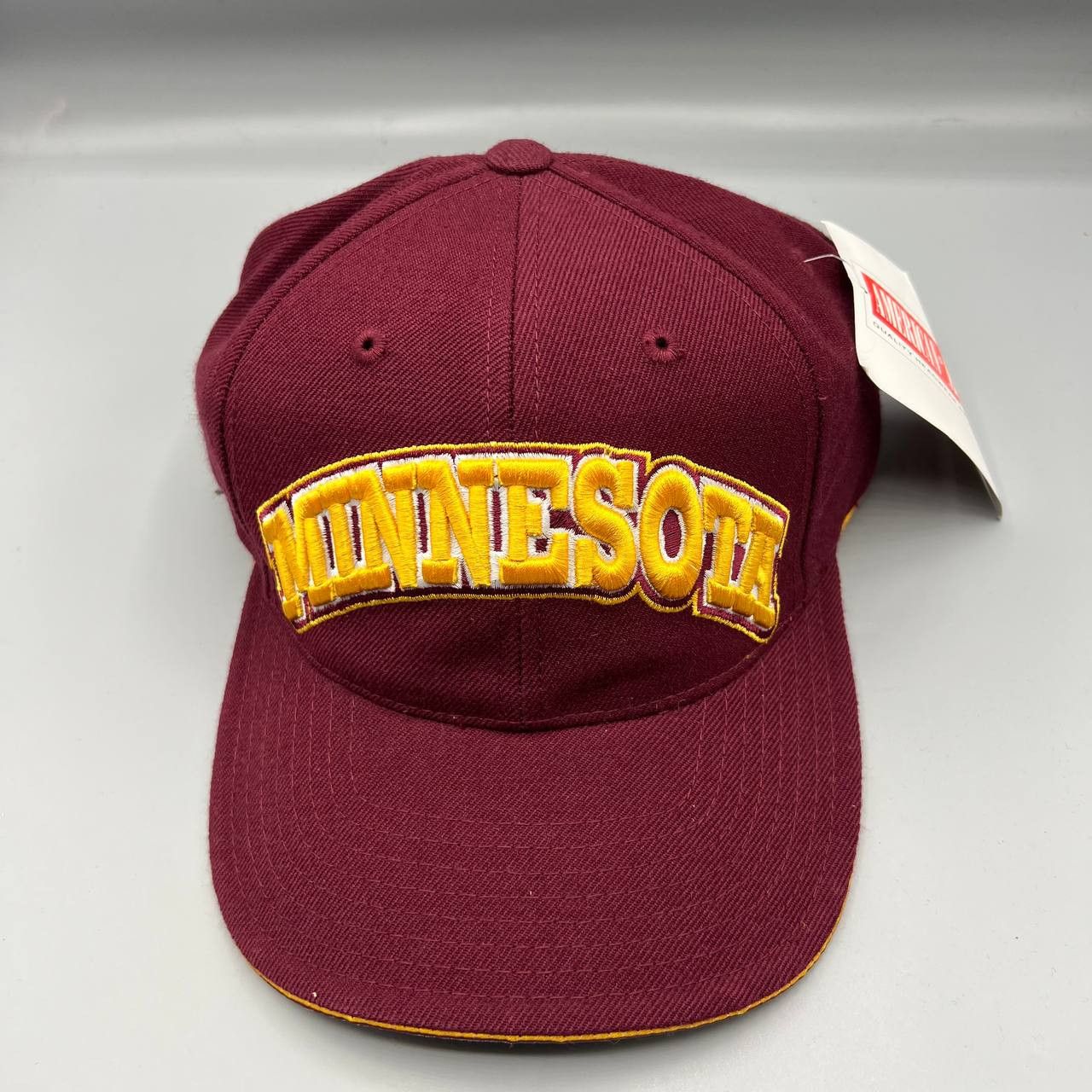 American Needle Vintage Minnesota Golden Gophers Hat Men Strap Back Cap ...