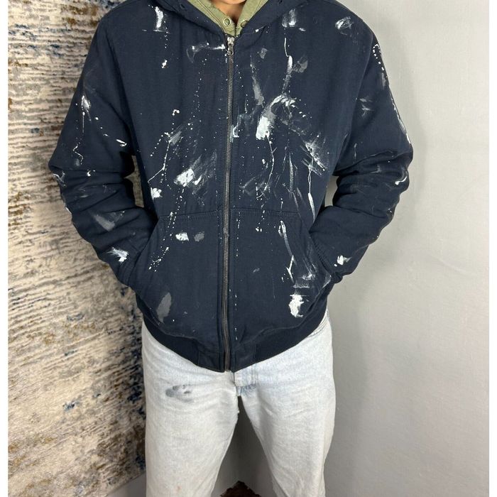Vintage VINTAGE PAINT SPLATTER DISTRESSED ACTIVE JACKET | Grailed