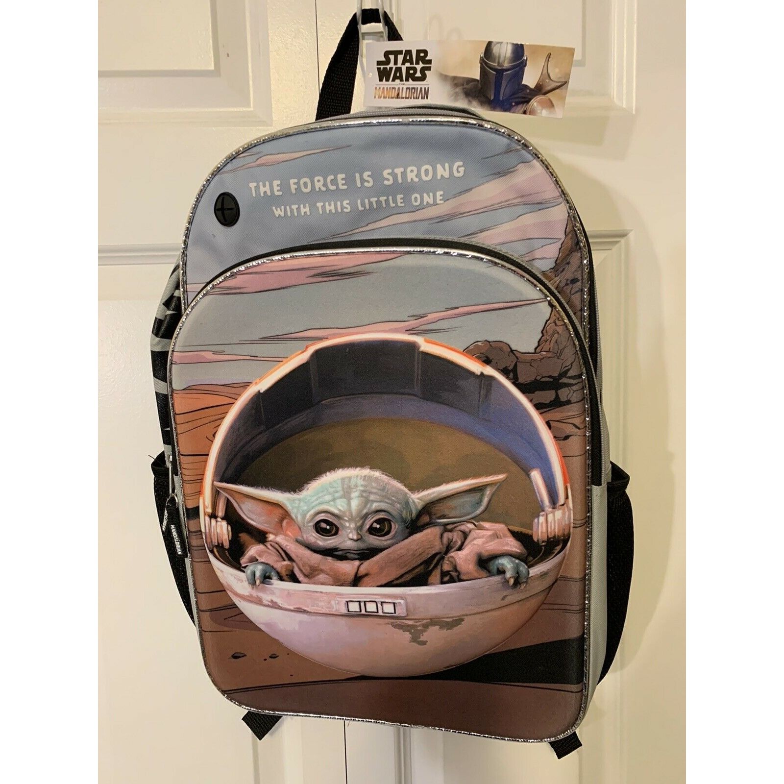 Star Wars New Disney Star Wars Mandalorian Baby Yoda 18”kids Backpack ...