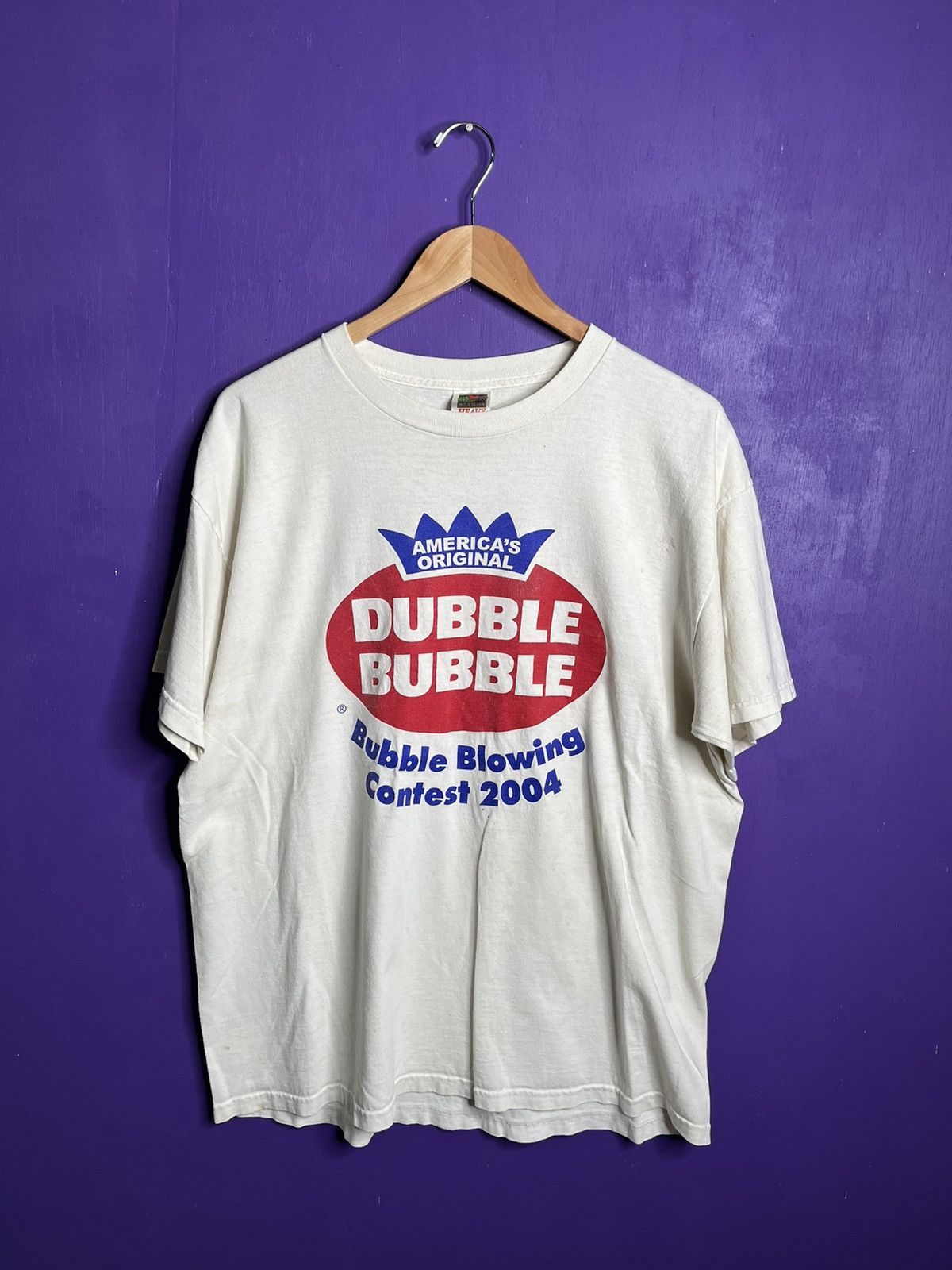 Made In Usa × Vintage Vintage 2004 Dubble Bubble blowing contest t ...