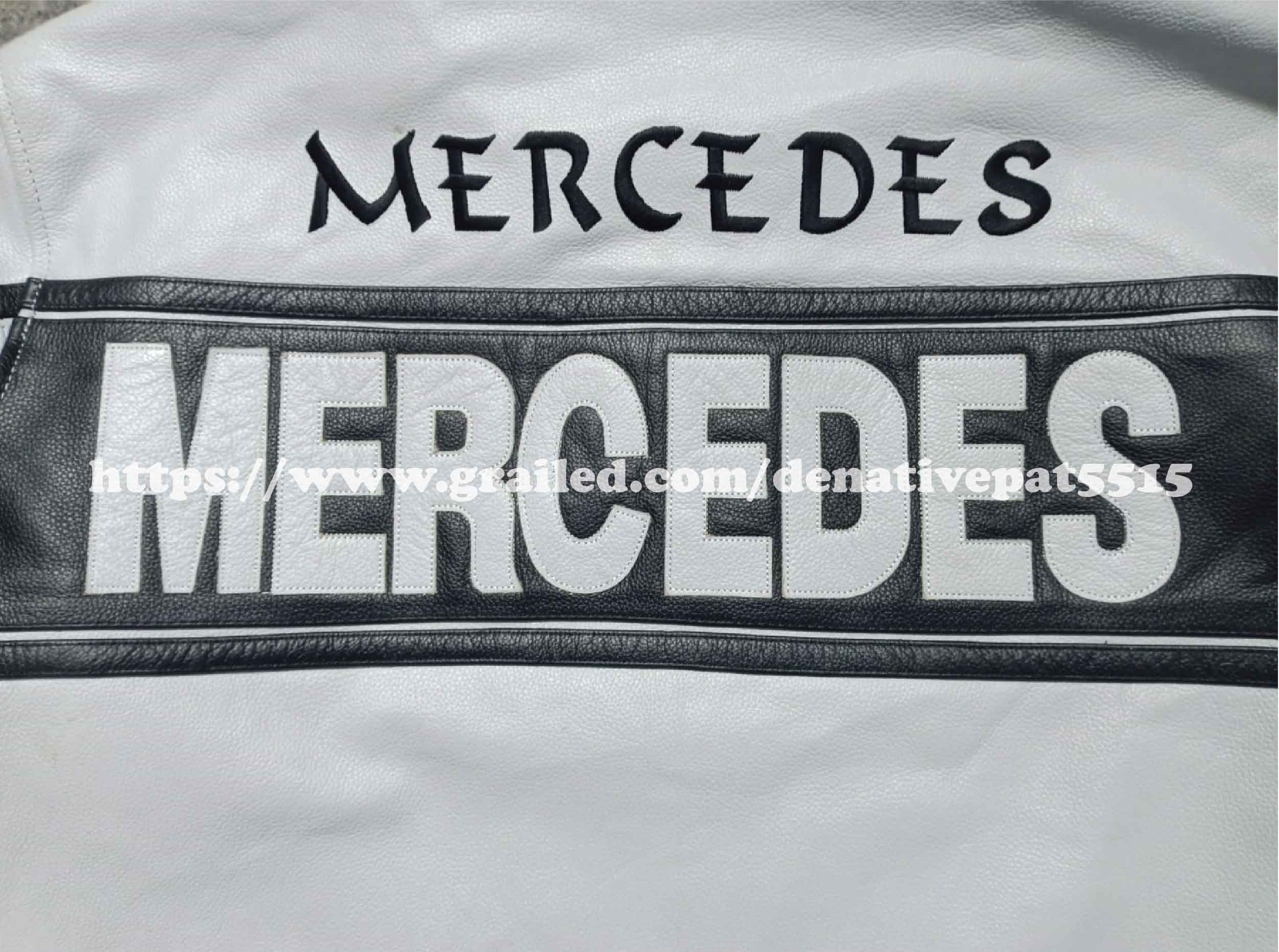 Mercedes Benz Mercedes Jacket, Racing Jacket, 100% Cow Leather, A+ ...
