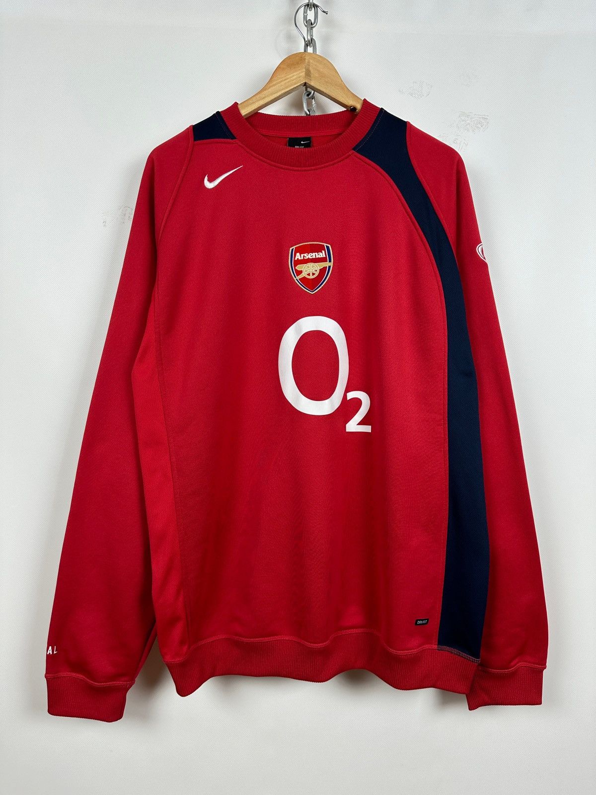 Soccer Jersey × Streetwear × Vintage 2004/06 Vintage Nike Arsenal O2 ...