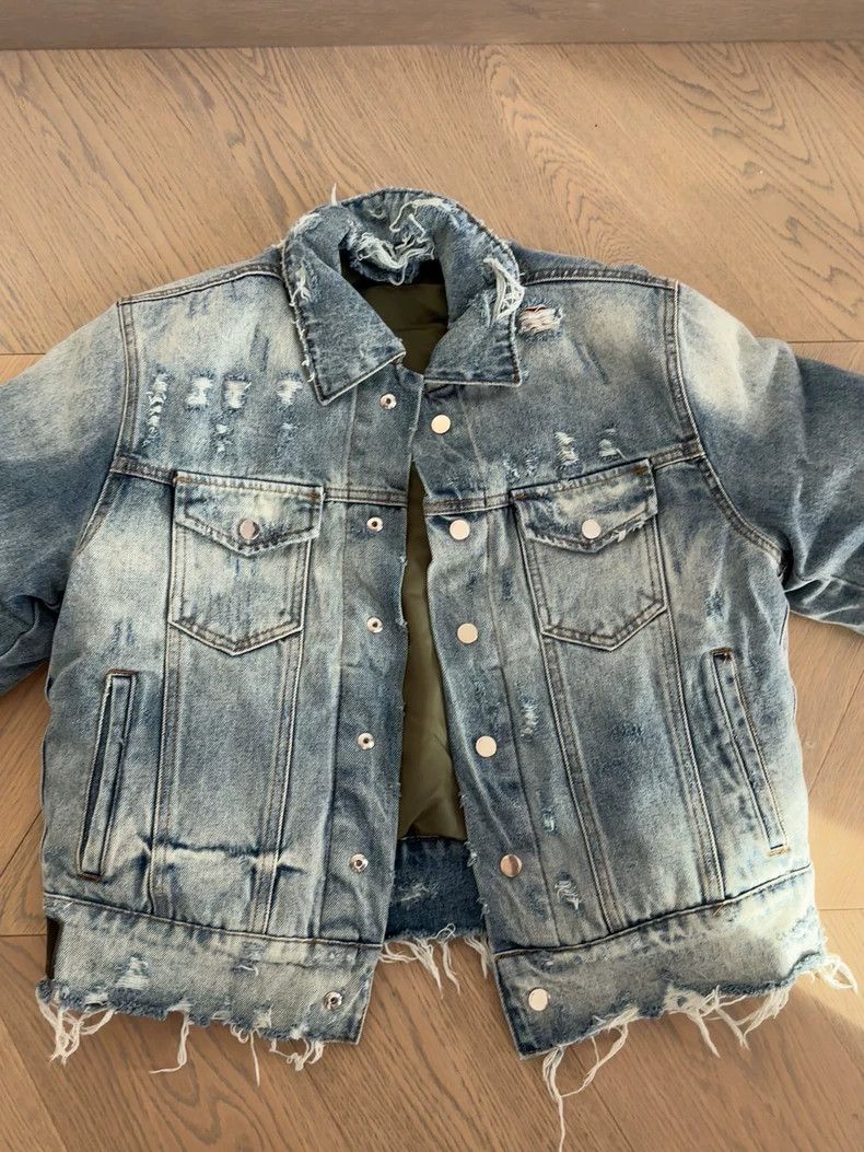 Amiri AMIRI Double-sided denim jacket 2501-Nextarrow | Grailed