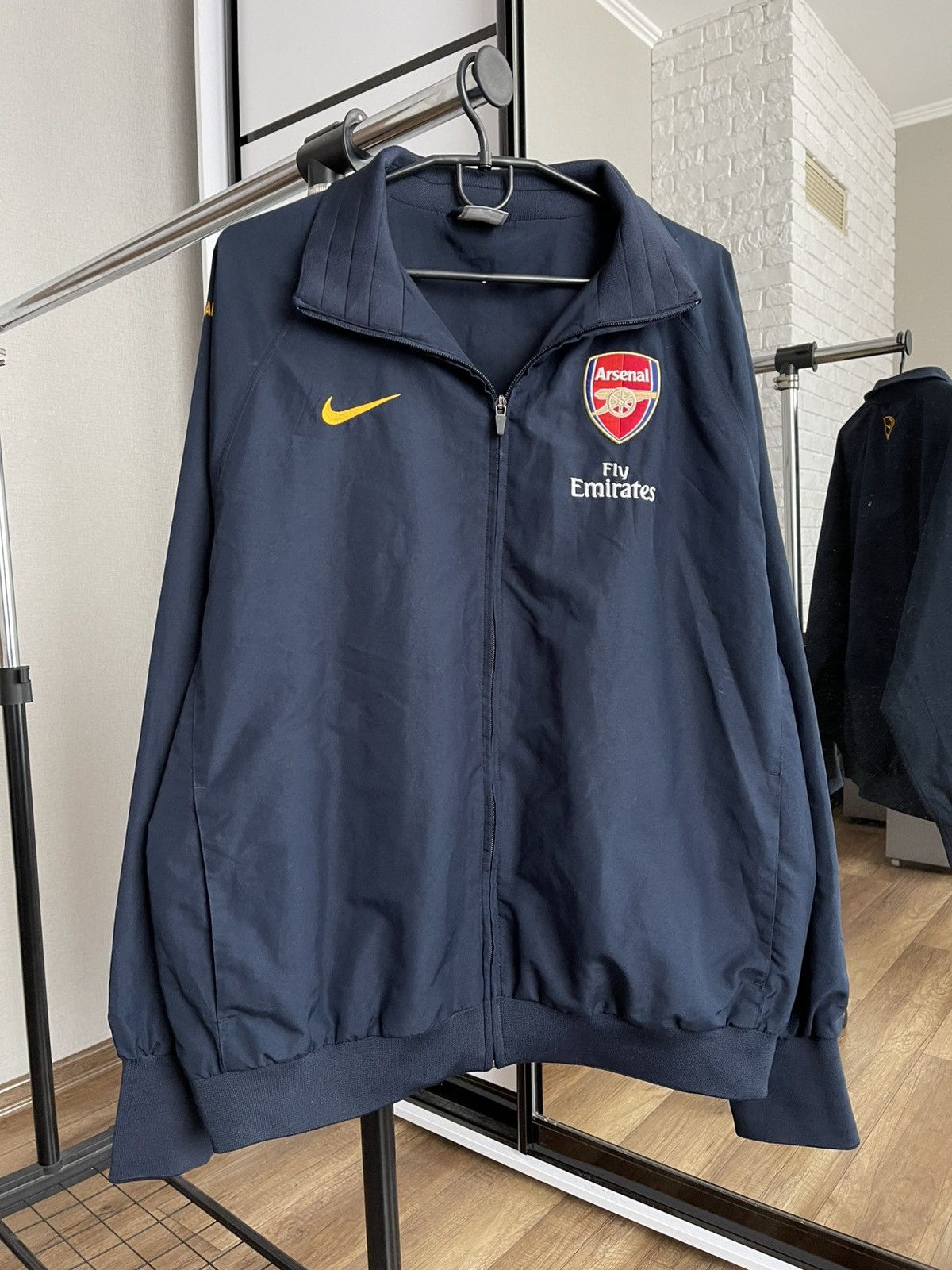 Nike × Soccer Jersey × Vintage Nike FC Arsenal Vintage Soccer Zip Track ...