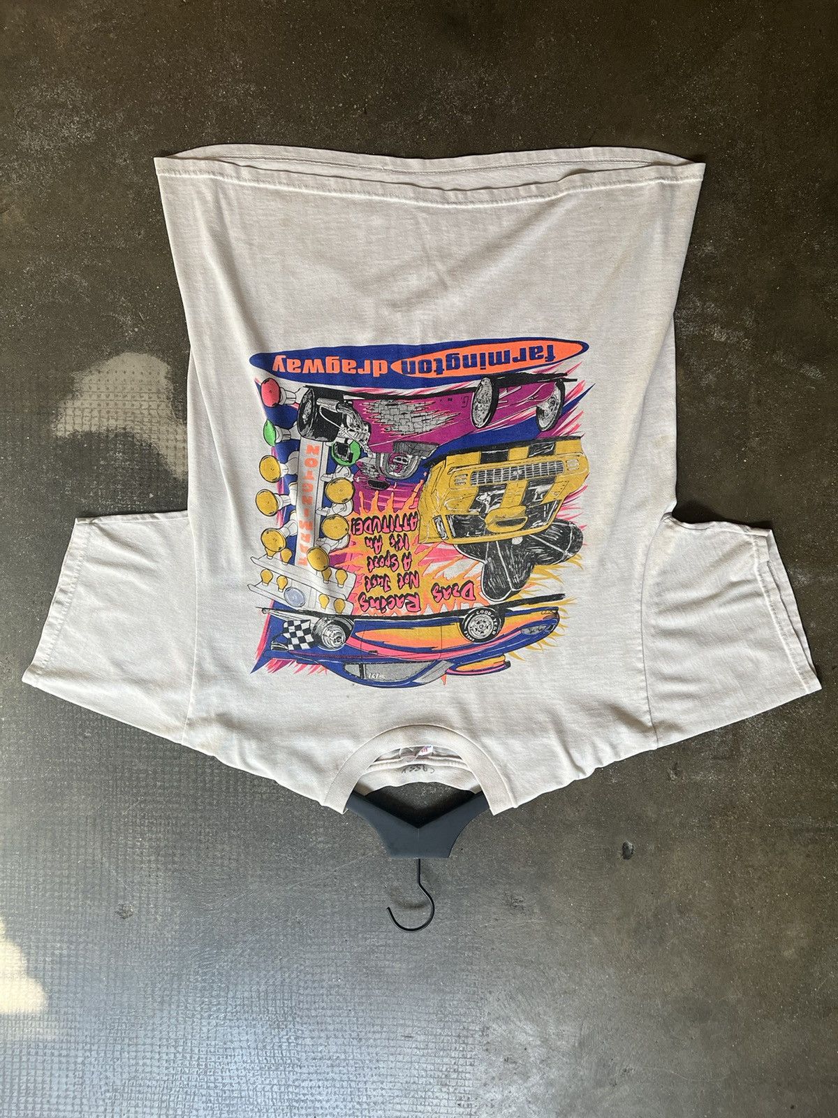 Vintage 2002 y2k vintage drag racing shirt front and back graphic | Grailed