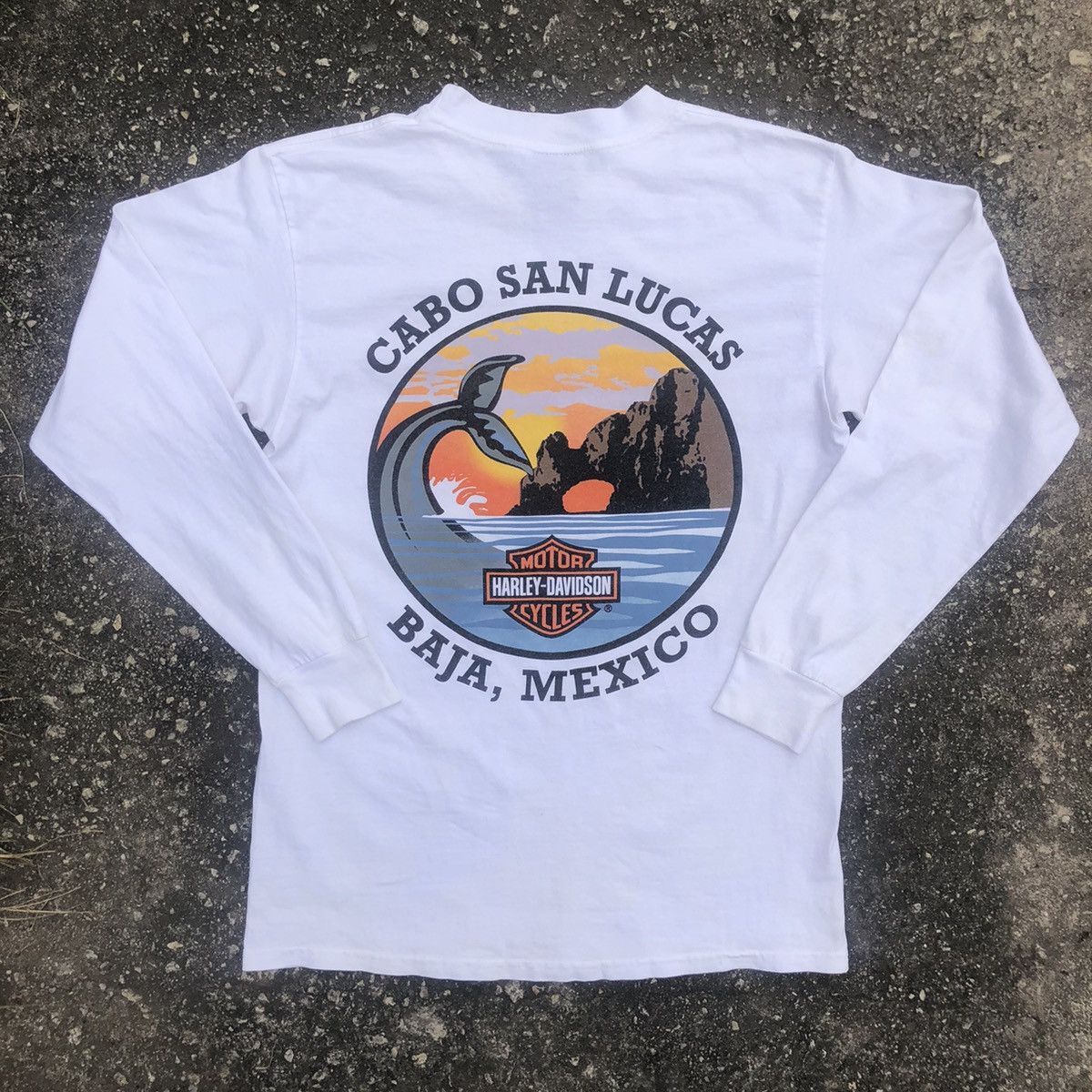 Harley Davidson × Vintage Harley davidson vintage 90 s fish tail cabo ...