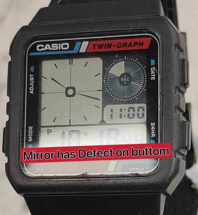 Vintage Rare Vintage Casio AE-20W Twin Graph Digital Gents Watch | Grailed
