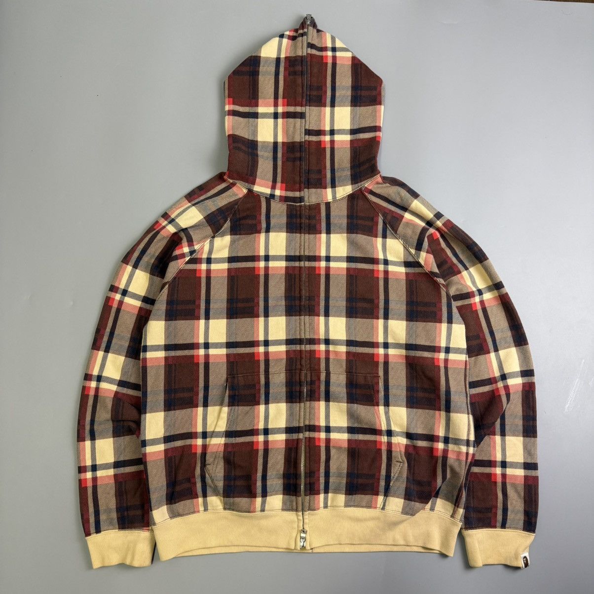 Bape × Vintage STEAL! VINTAGE BAPE PLAID FULL ZIP | Grailed