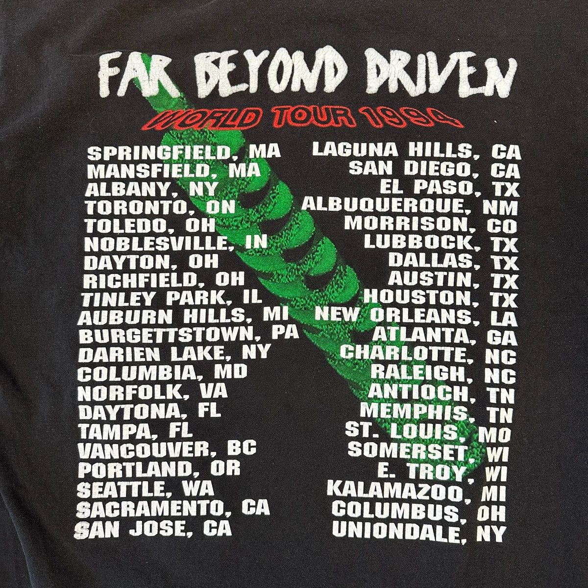 Vintage 1994 Pantera Far Beyond Driven World Tour | Grailed