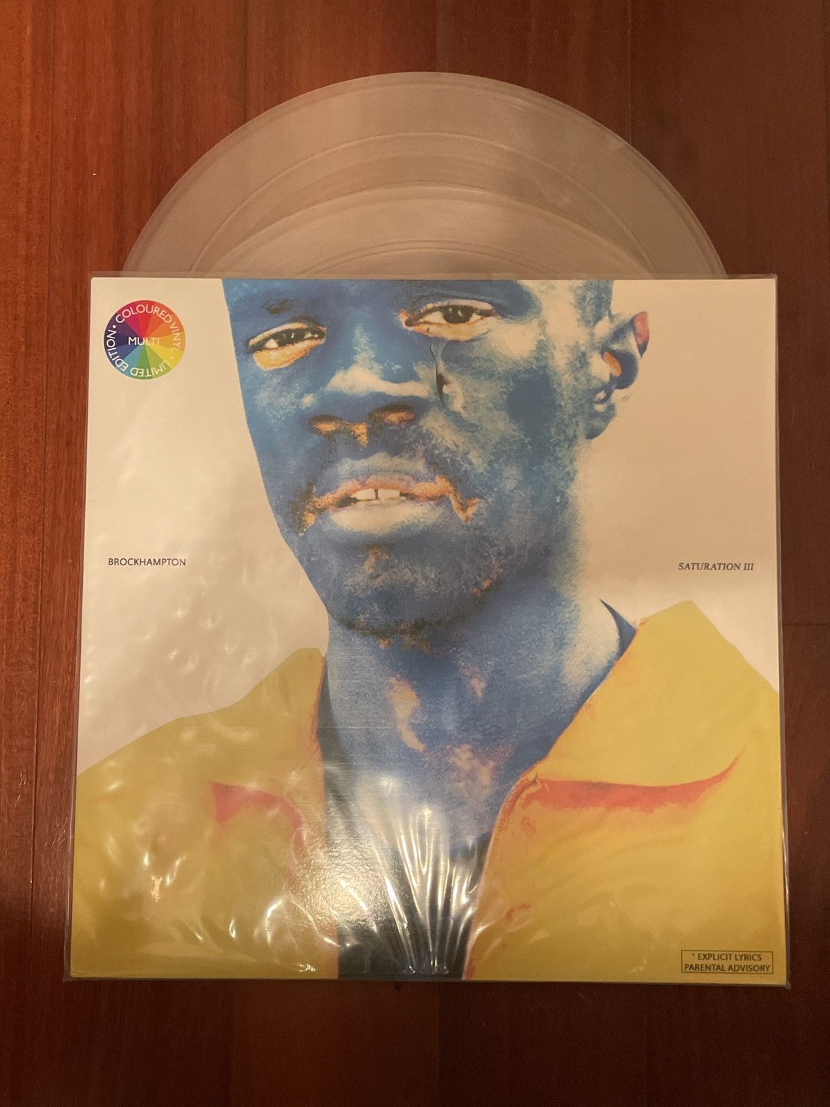 Brockhampton × Delicious Vinyl Brockhampton- Saturation 3 2xLP Clear ...