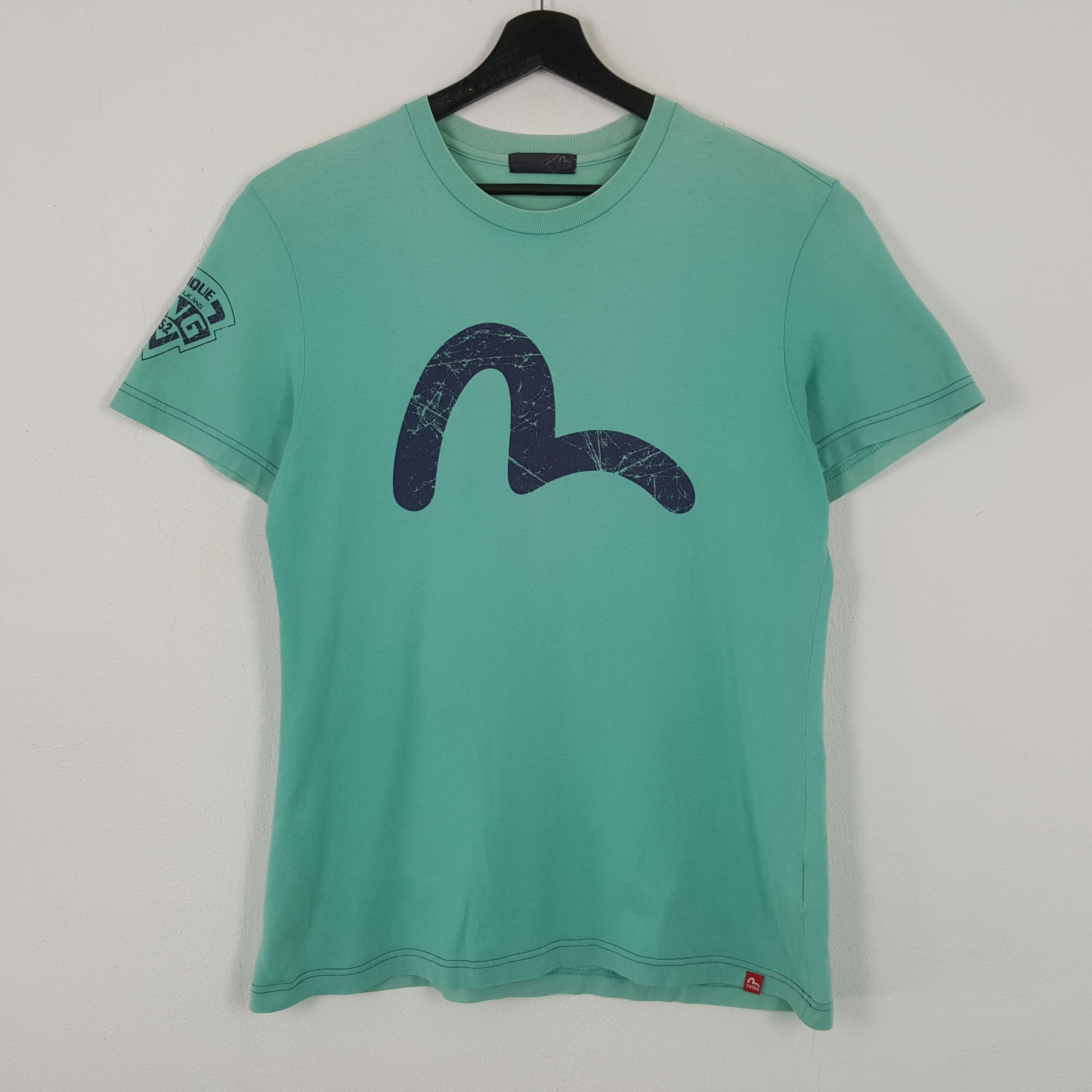 Japanese Brand × Streetwear × Vintage EVISU Japanese Brand Center Logo ...