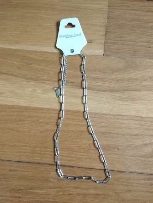 Cuban Link Chain paper clip Chain Necklace | Grailed