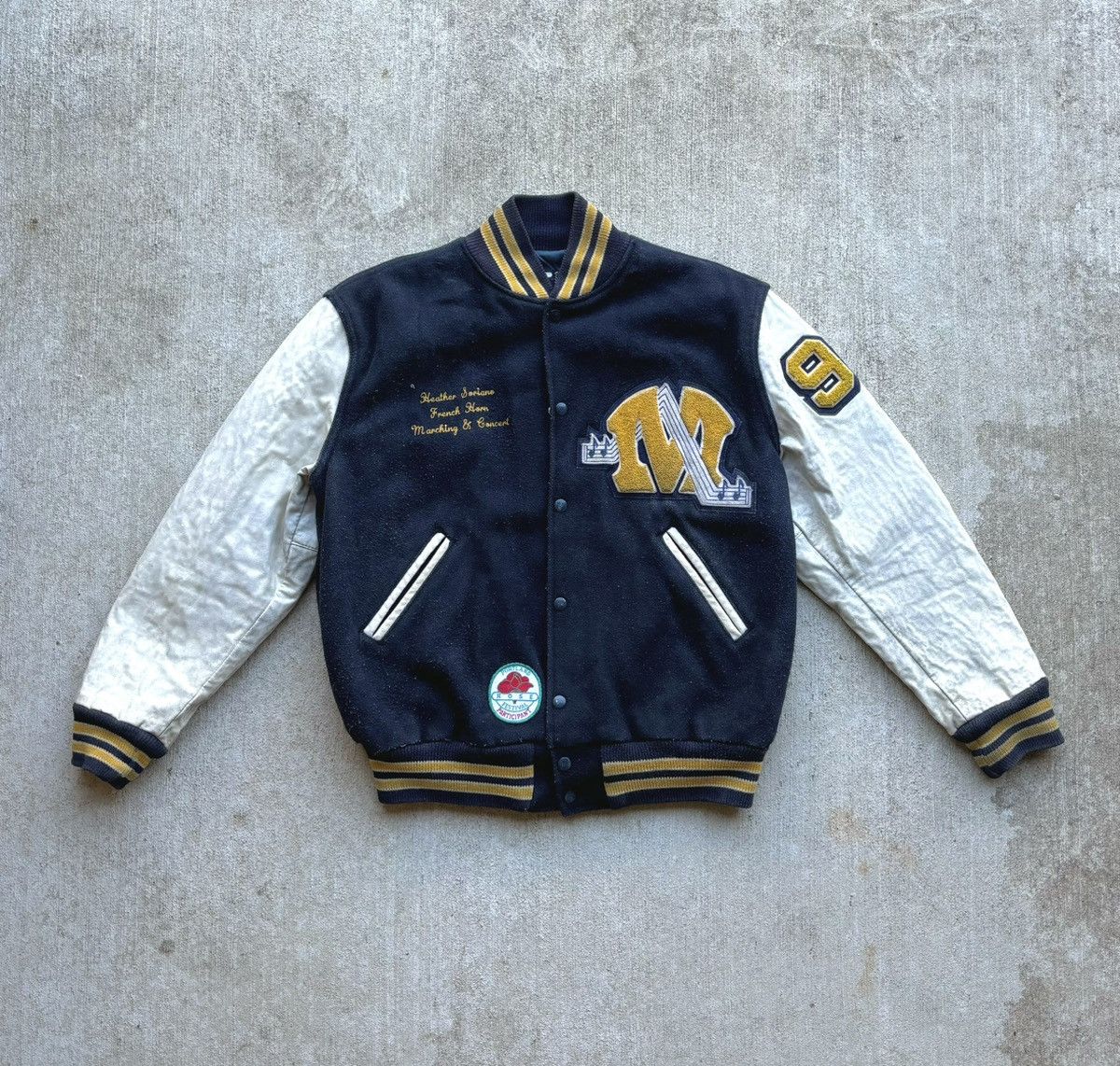 Made In Usa × Varsity Jacket × Vintage Vintage Neff Marching Wool ...