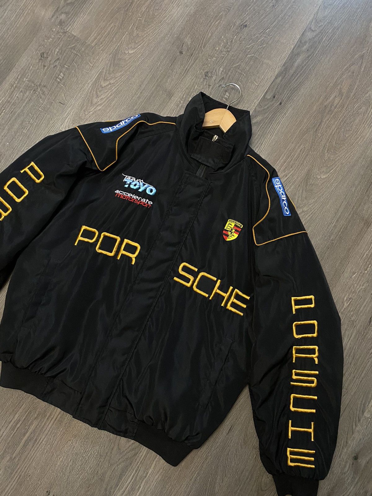 Porsche Design × Racing × Vintage Vintage Porsche racing bomber jacket ...