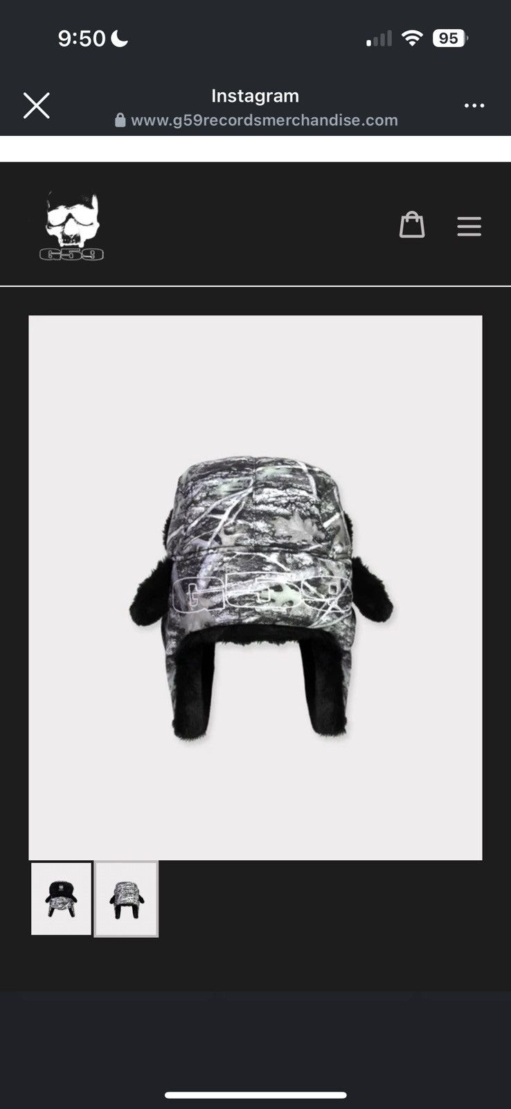 Fuck The Population × G59 Records G59 Records Trapper Hat realtree camo ...