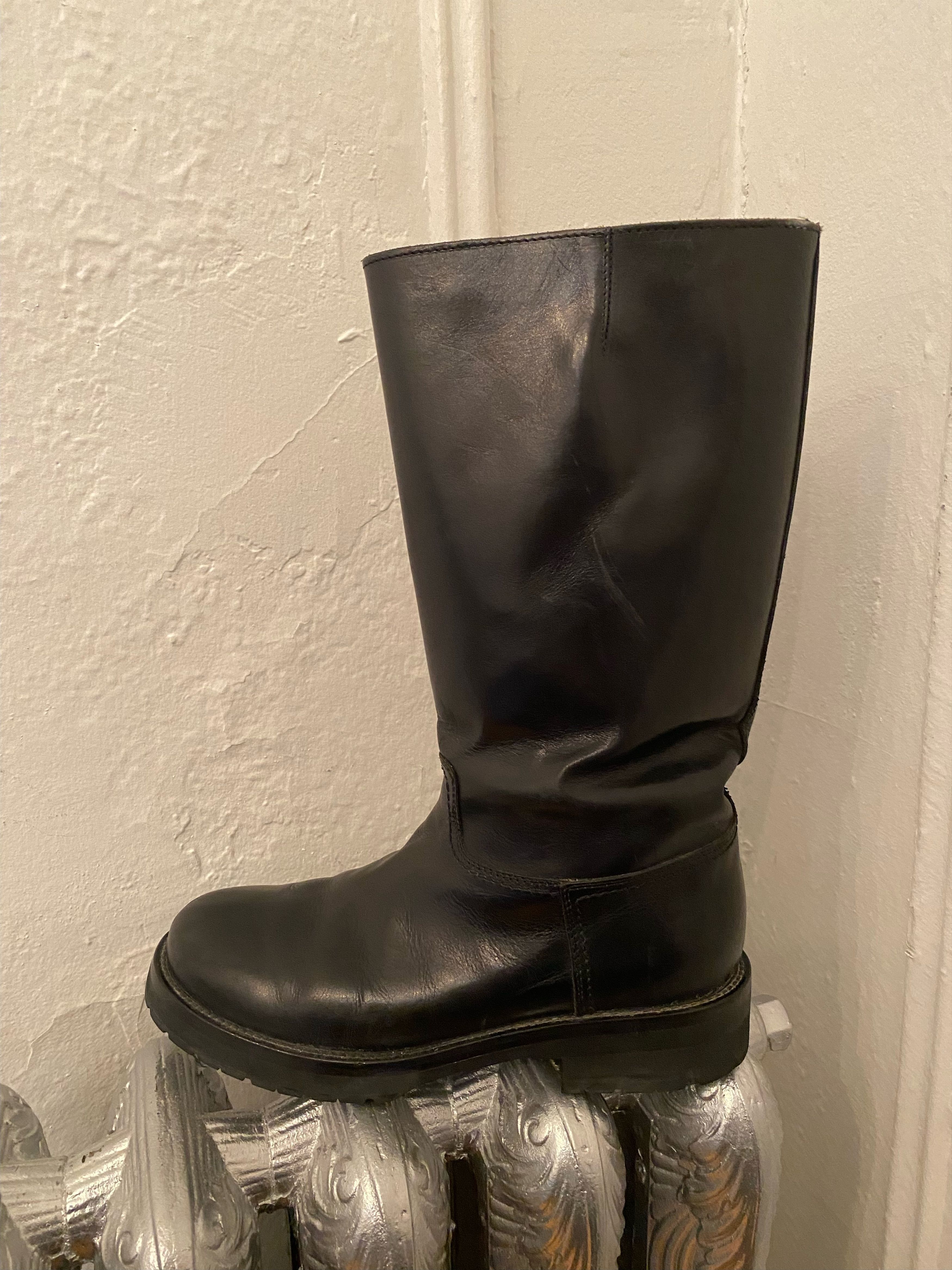 Ann Demeulemeester ANN DEMEULEMEESTER BENTE MOTO BOOT | Grailed
