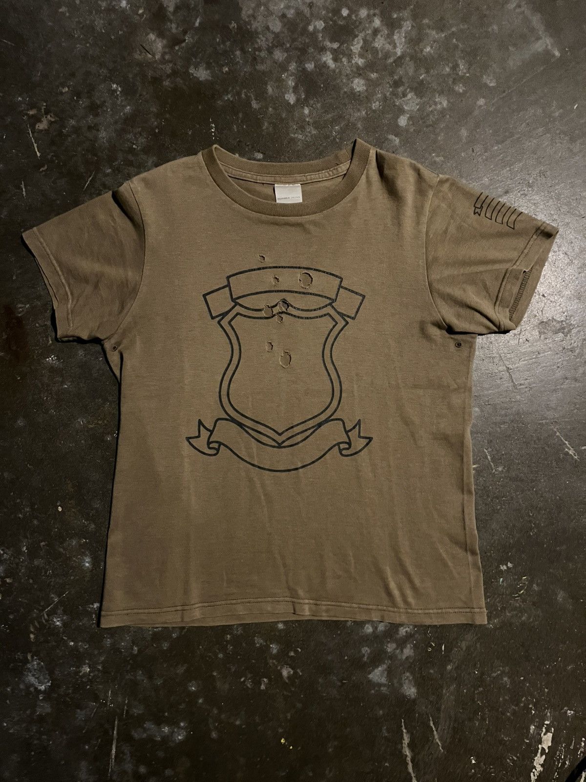 Number (N)ine number nine shield emblem tee | Grailed