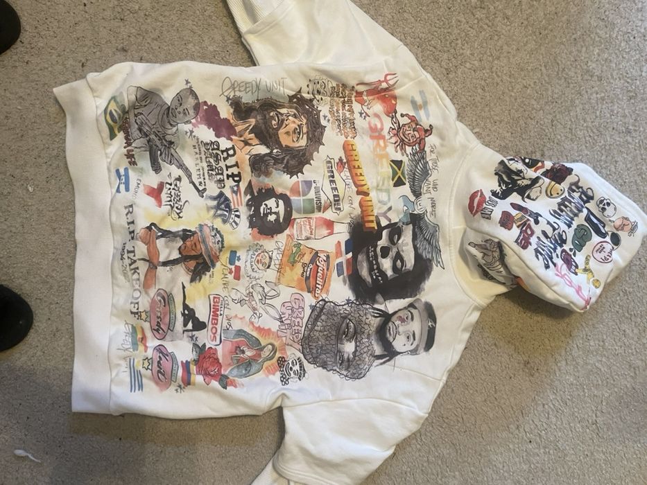 Designer Greedy Unit Multi-Layer Hoodie | Grailed