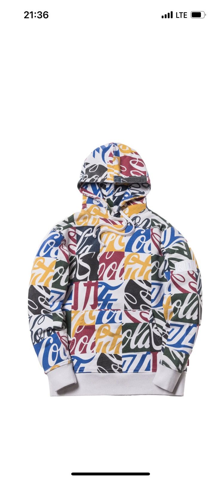 Kith Kith x Coke Coca Cola Logo Hoodie | Grailed
