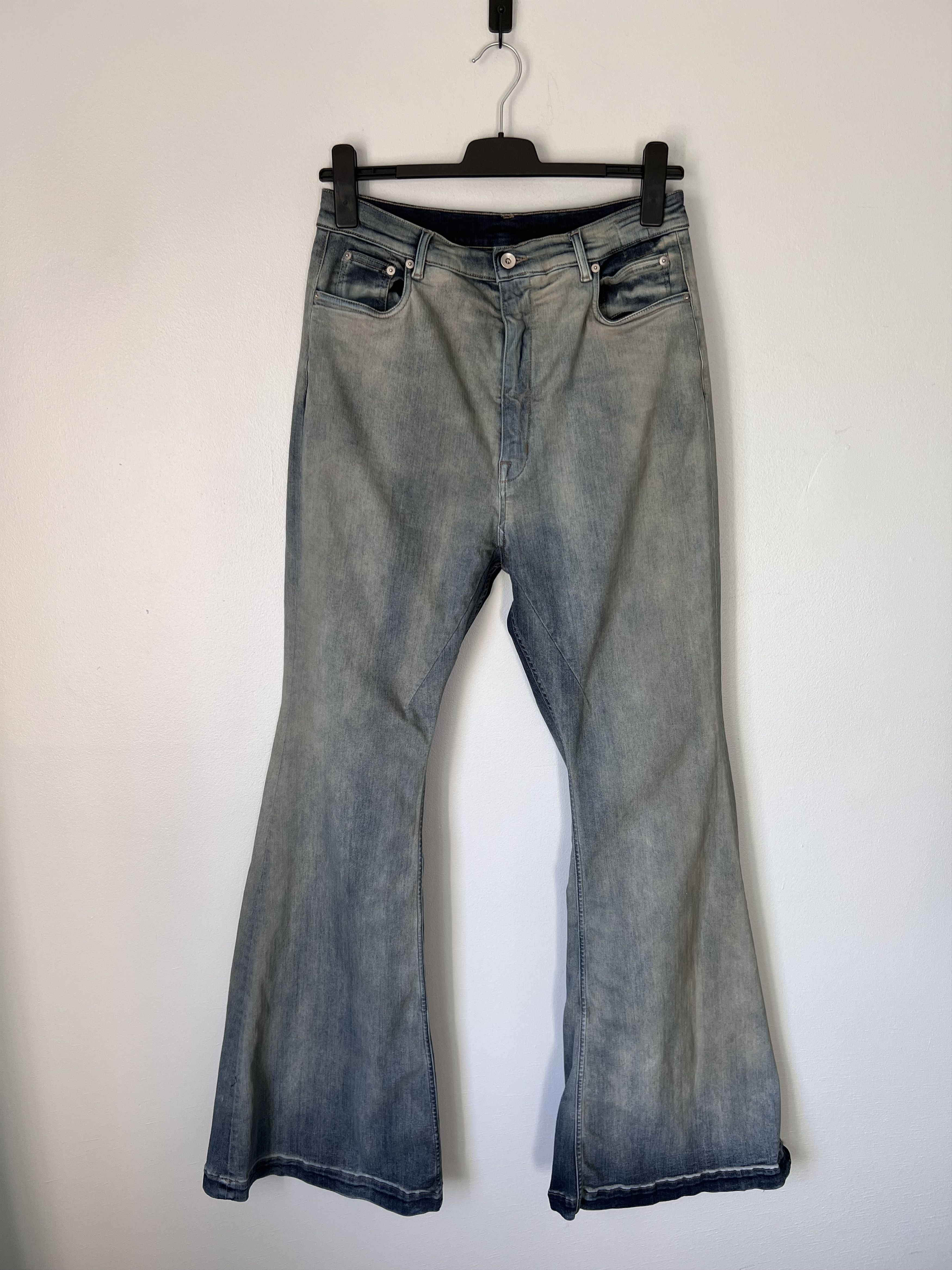 Rick Owens Drkshdw Rick Owens DRKSHDW Bolan Bootcut Jeans in Sky Blue ...