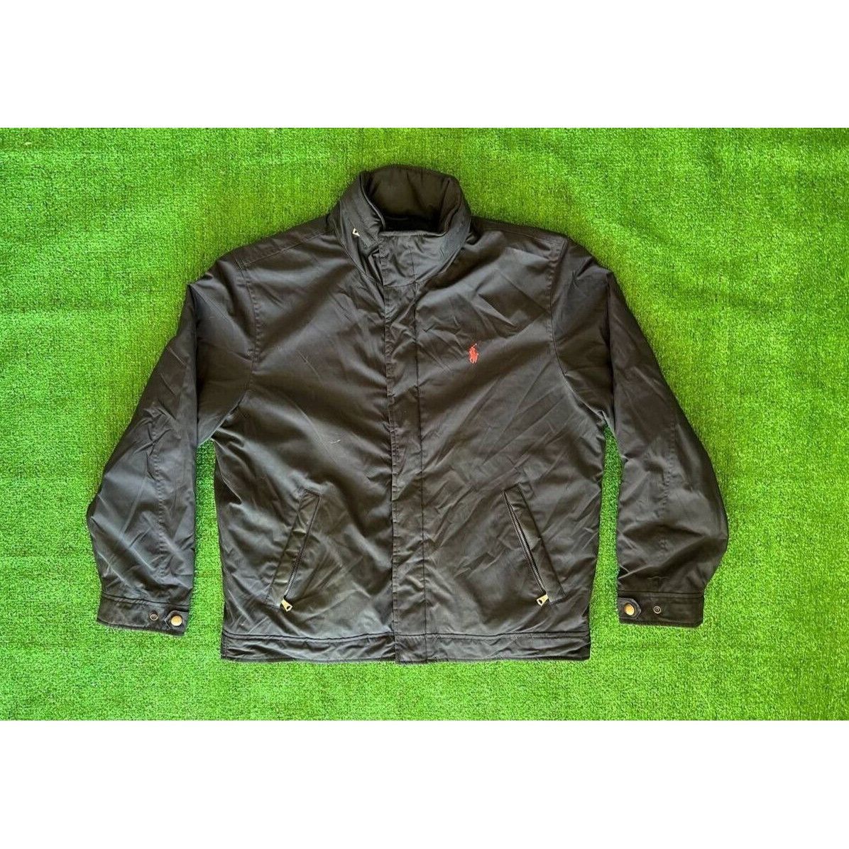 Polo Ralph Lauren Vintage Ralph Lauren Polo Fleece Lined Harrington Jacket | Grailed