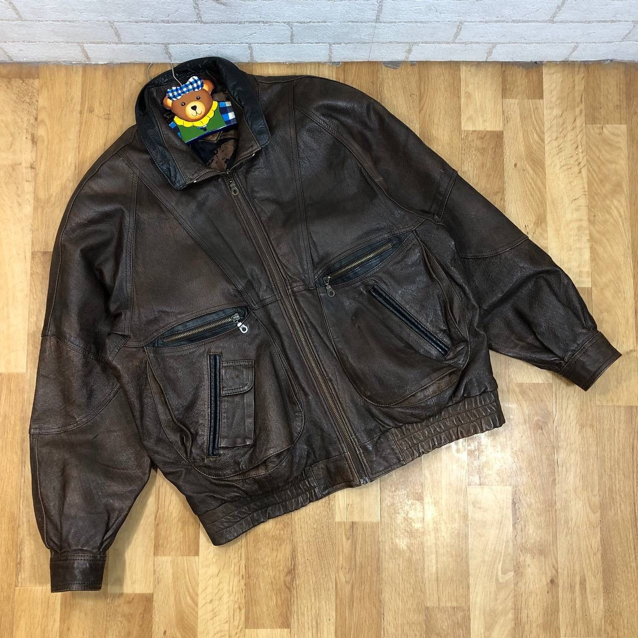 Avant Garde × Leather Jacket × Vintage Vintage leather jacket Artist ...