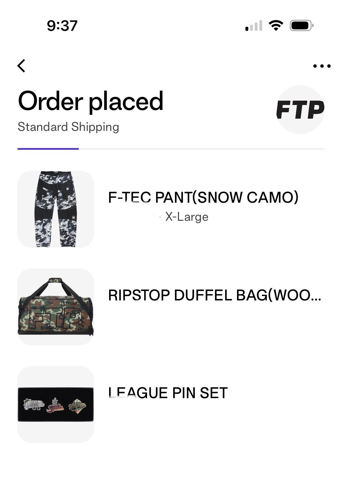Fuck The Population × Streetwear FTP Ripstop Duffel Bag Woodland Camo ...