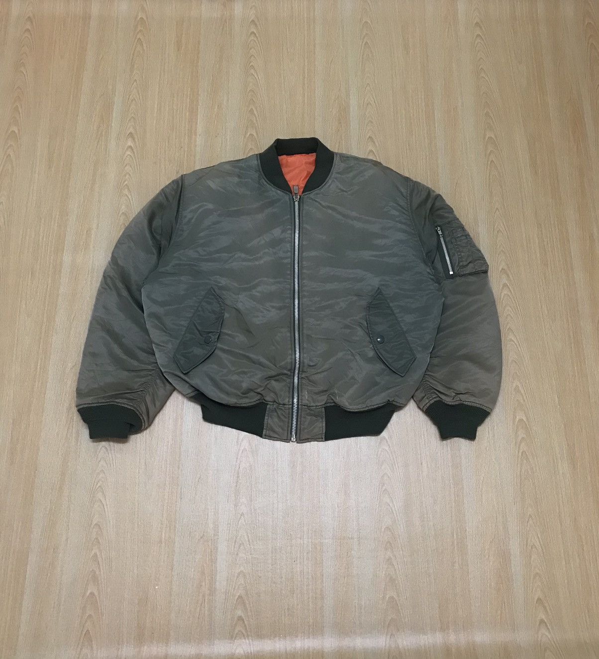 Japanese Brand × Vintage Vintage Japanese Brand Uniqlo Sun Faded Bomber ...