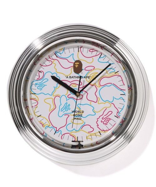 Bape A Bathing Ape Bape Neon Clock M Multicolor Grailed