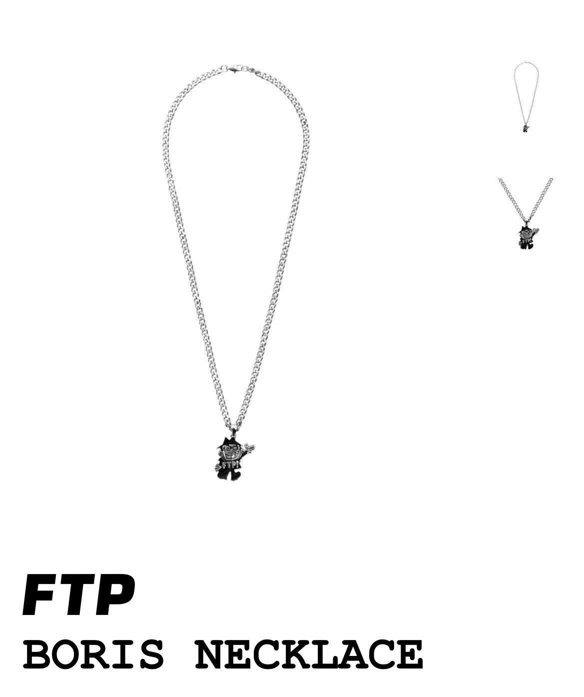 Fuck The Population FTP FuckThePopulation Boris Logo Chain Necklace ...
