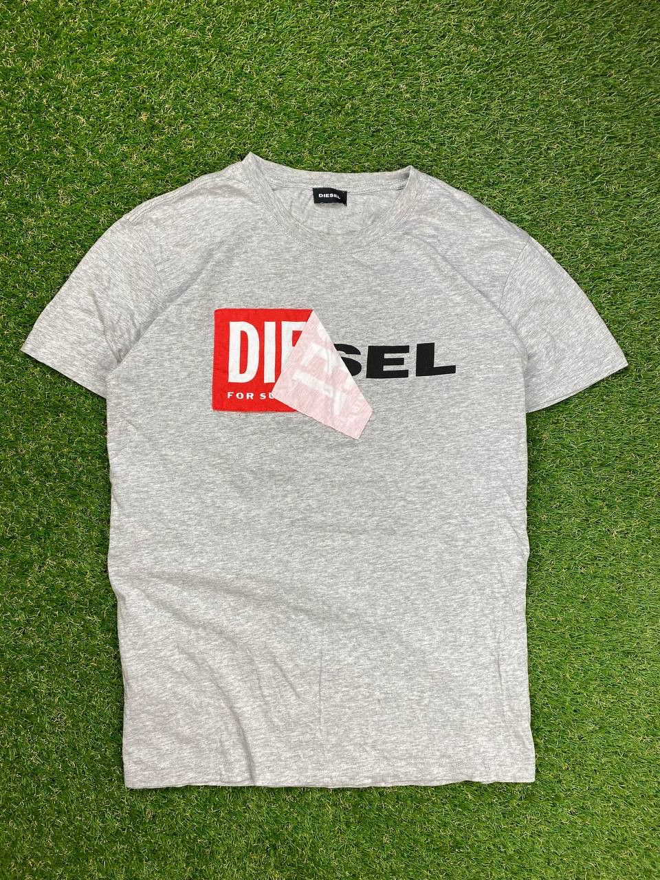 Diesel × Streetwear × Vintage Vintage Diesel Patch Sticker Logo Tee ...