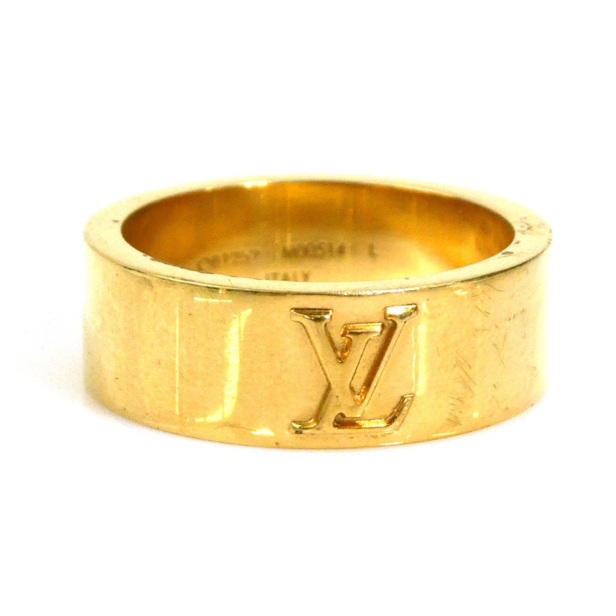 Louis Vuitton LOUIS VUITTON Rings LV Instinct Metal Gold Men's M00514 2 ...