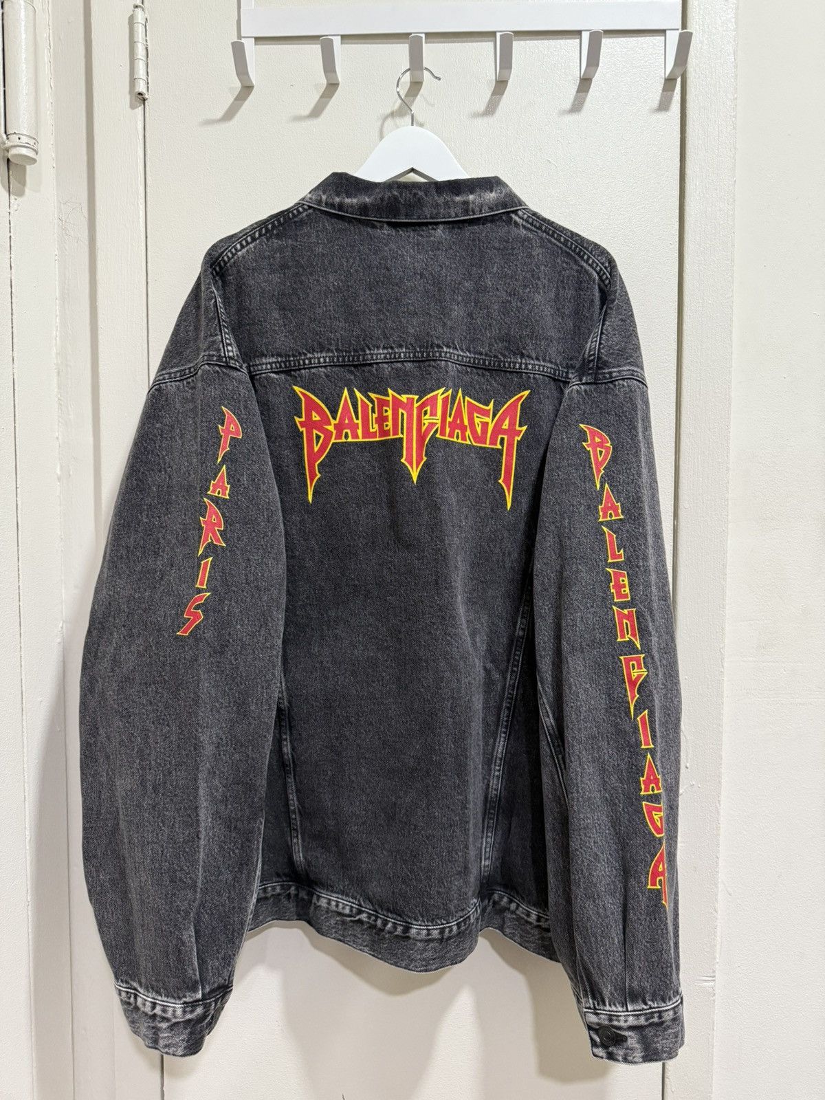 Balenciaga Balenciaga Heavy Metal Denim Jacket | Grailed
