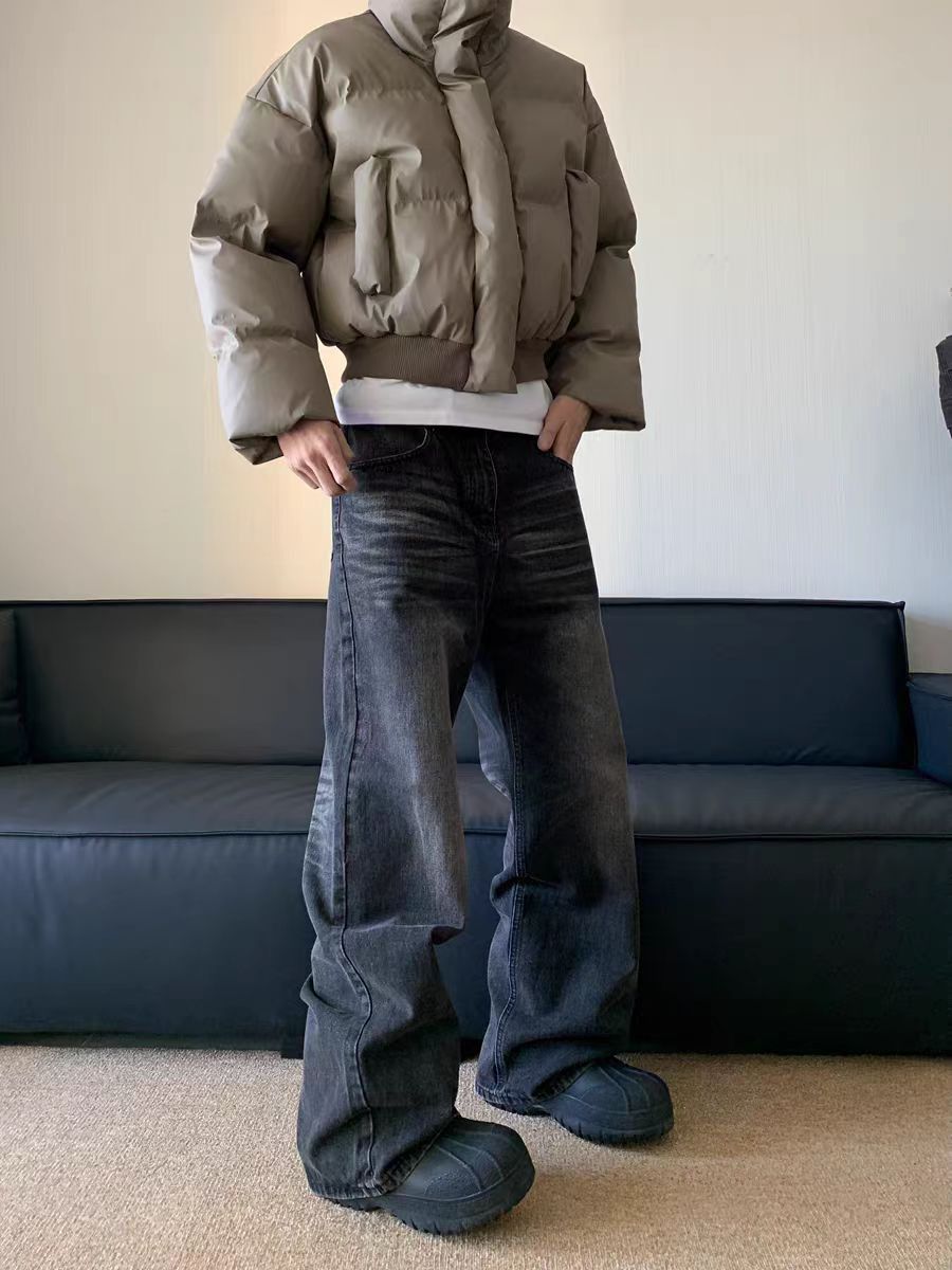 Japanese Brand × Jean × Streetwear Simple vintage high street washed ...