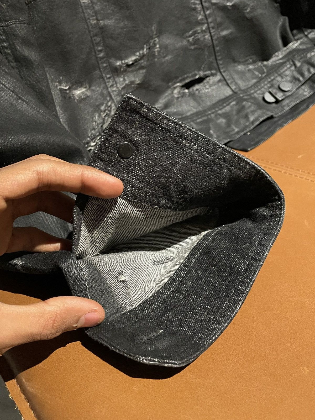 Dior Dior Homme 2004 destroyed full set denim | Grailed