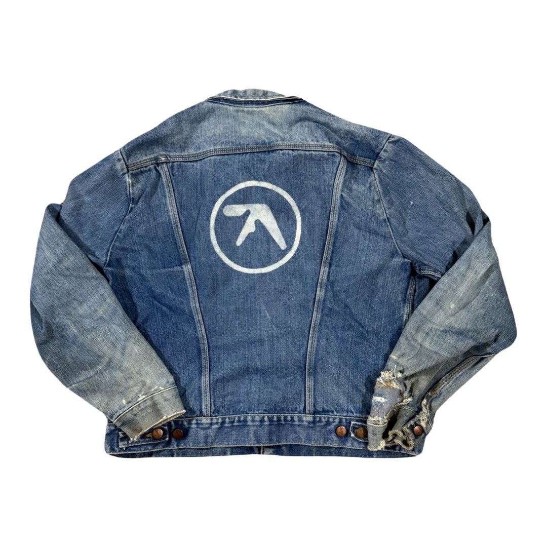 Lee × Vintage Vintage Aphex Twin Logo Lee Jean Jacket | Grailed