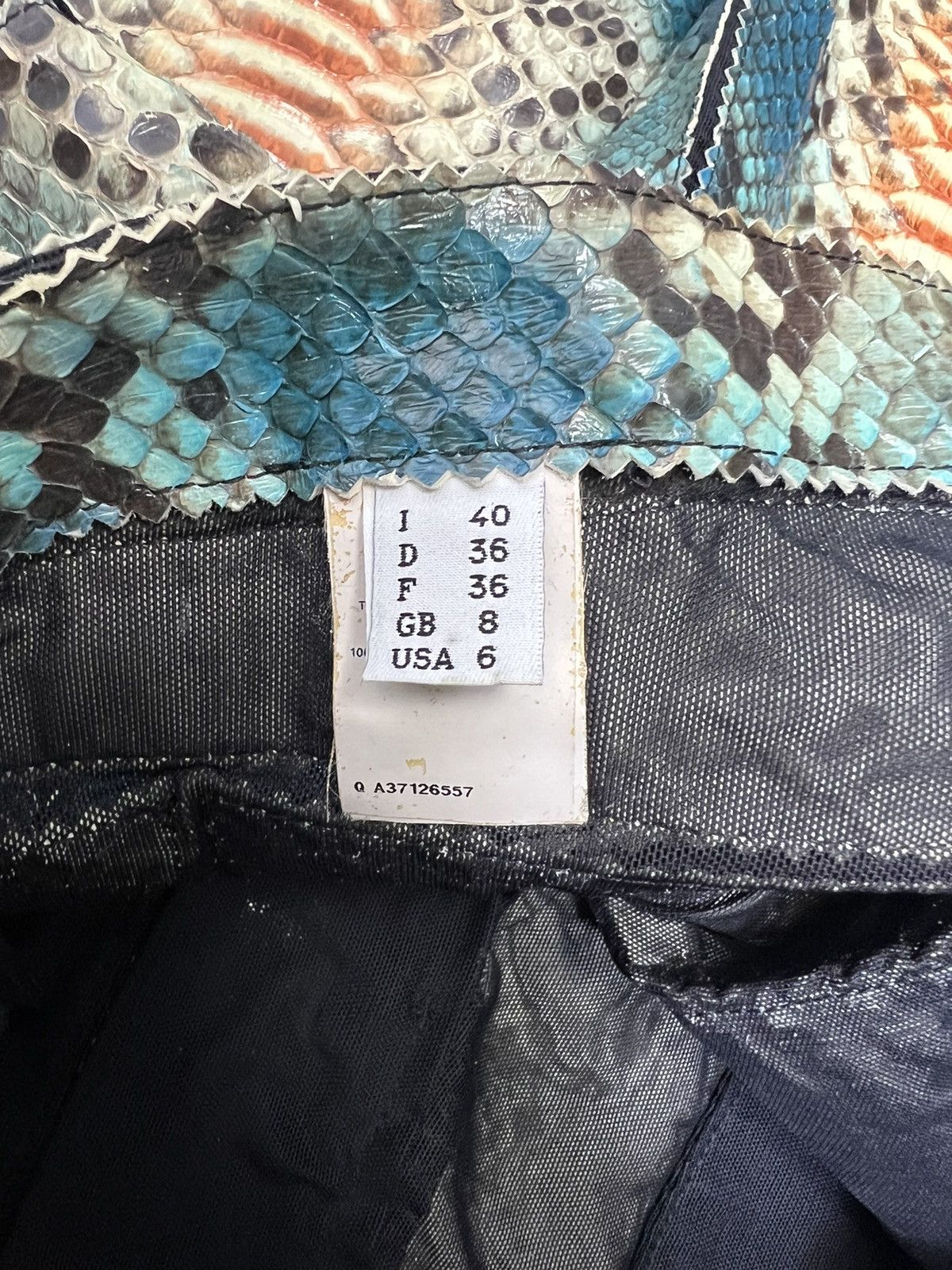 Jean Paul Gaultier Jean Paul Gaultier - S/S 2007 - Phyton Snake Skin ...