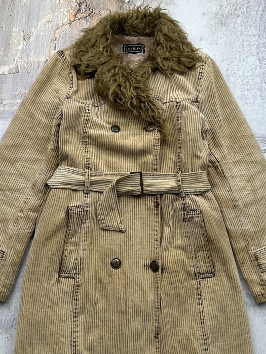 Vintage Vintage Corduroy/Faux Fur Coat | Grailed