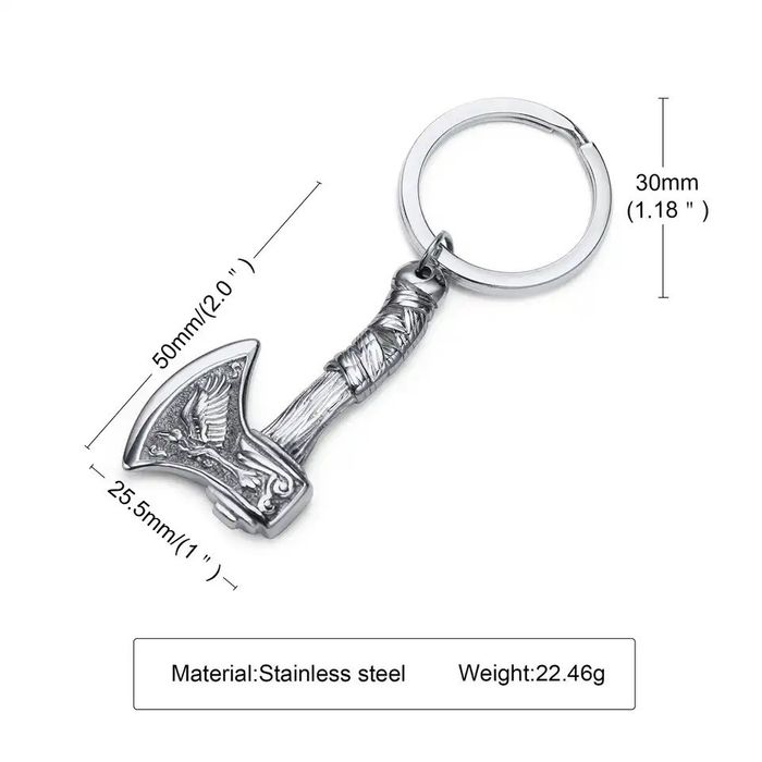 Vintage Viking Axe Key Chain | Grailed