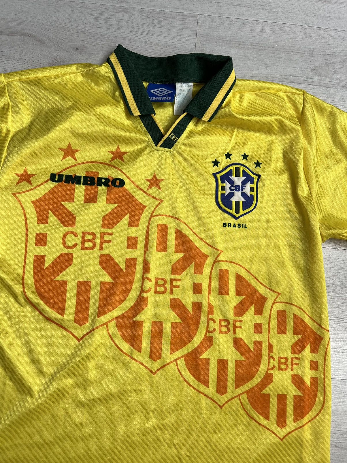Soccer Jersey × Umbro × Vintage Brazil National Team 1994 Umbro Home ...