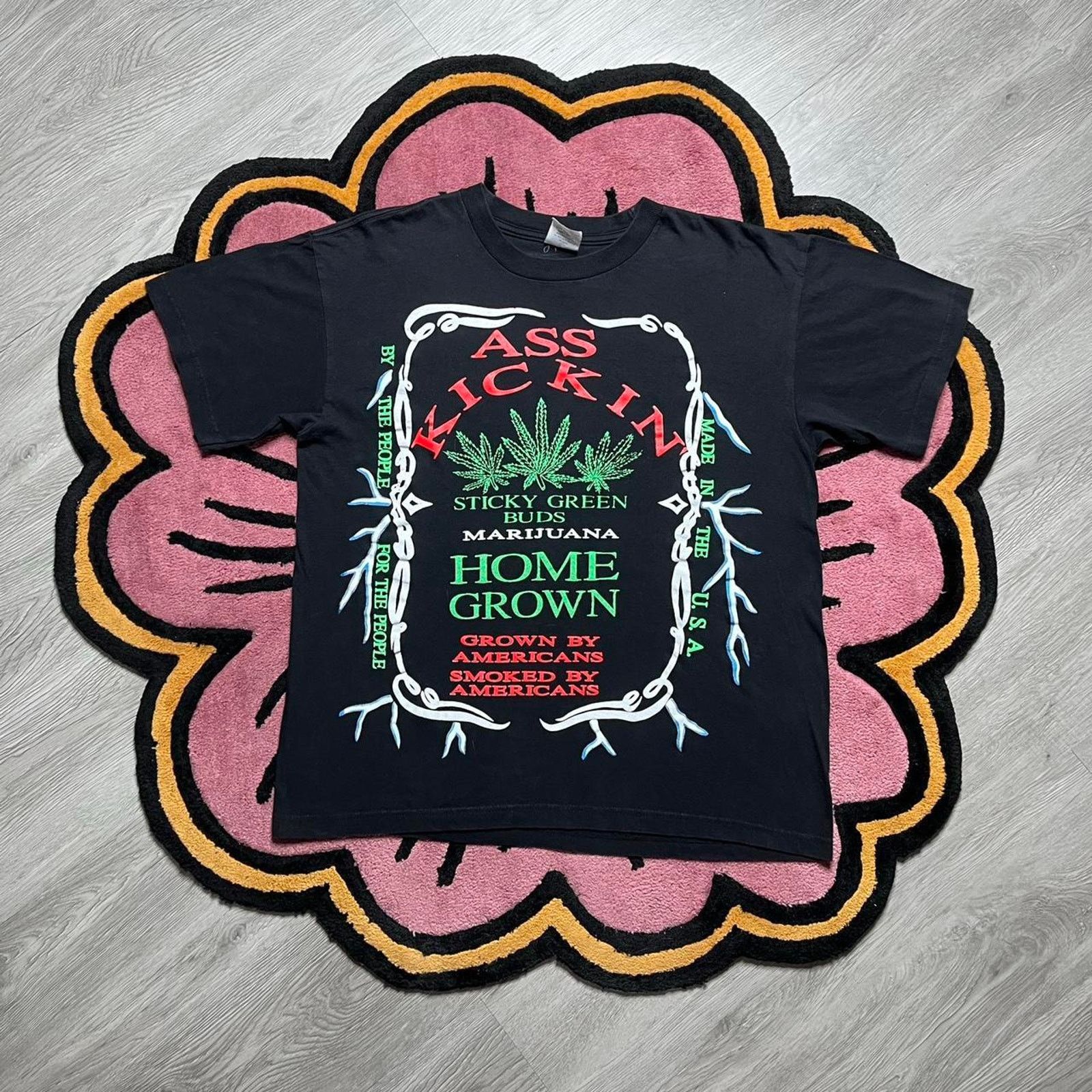 Vintage Vintage 90’s American Thunder Lightning Home Grown T-shirt ...