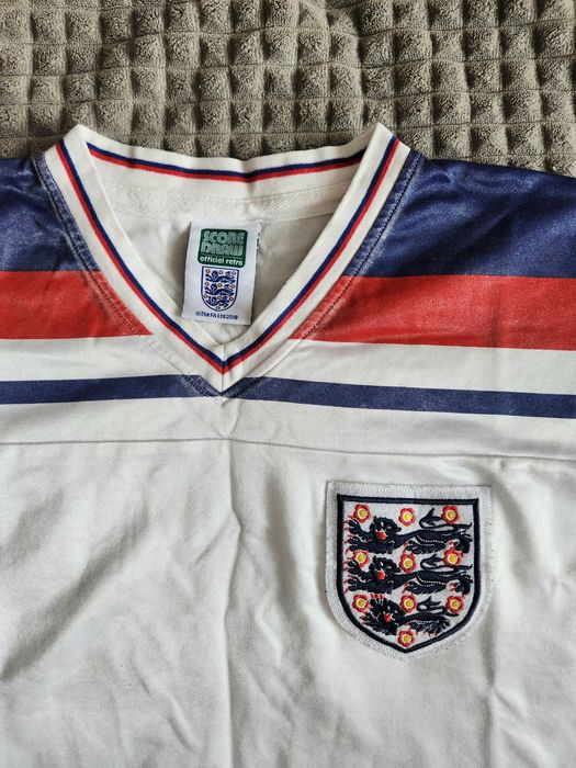 Other UK England 1980/1983 Football Shirt Kit Jersey Vintage Score ...