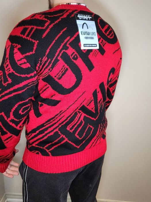 Evisu RARE Evisu x Kuro Knit Crewneck | Grailed