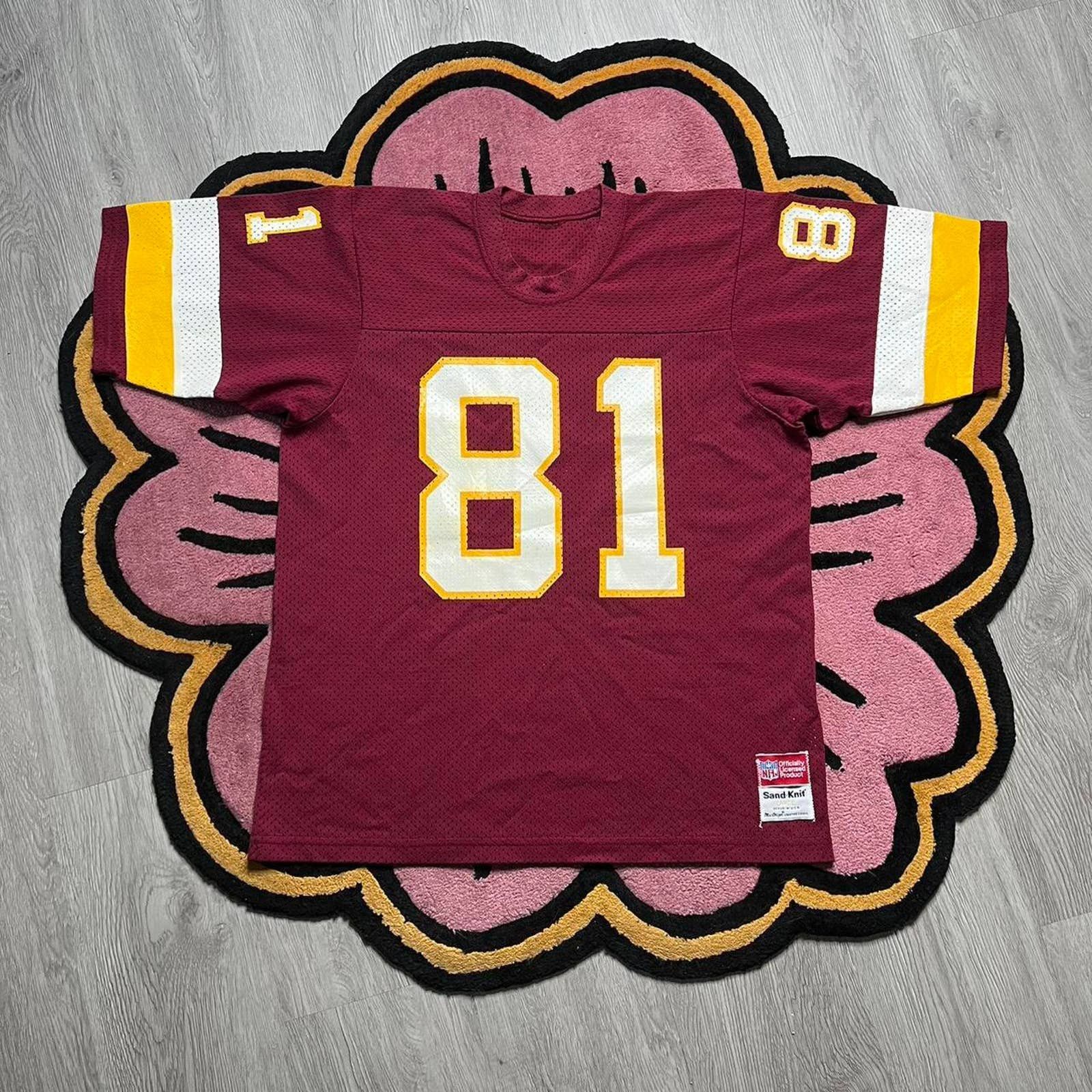 Vintage Vintage 80’s Washington Redskins Sand Knit Art Monk Jersey ...