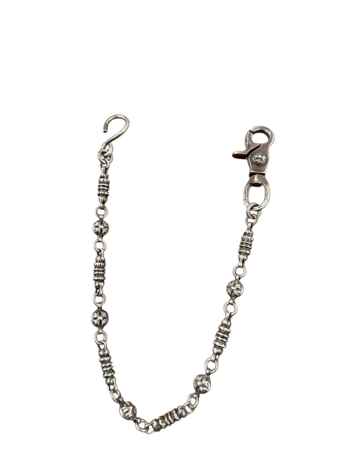 Chrome Hearts Barrel & Mini Plus Ball Short Wallet Chain | Grailed